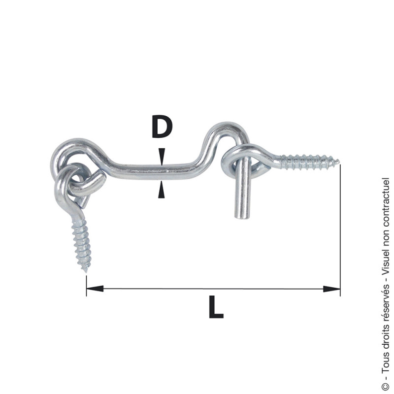 Crochet de contrevent