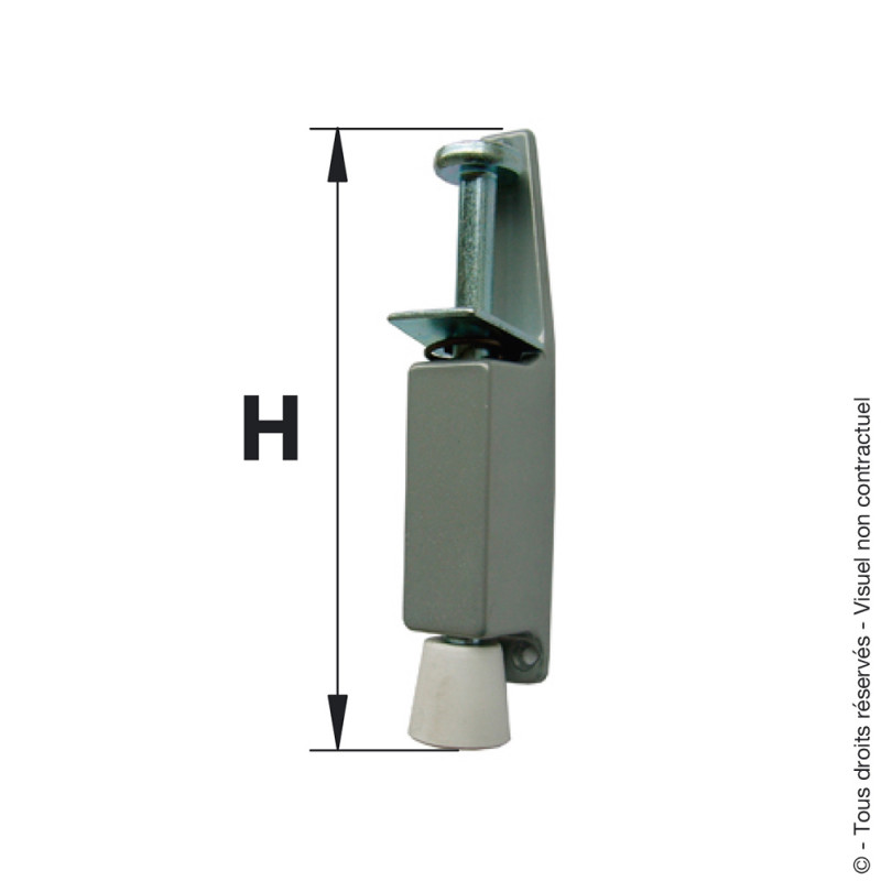 Fixe-porte à pédale pour menuiserie bois