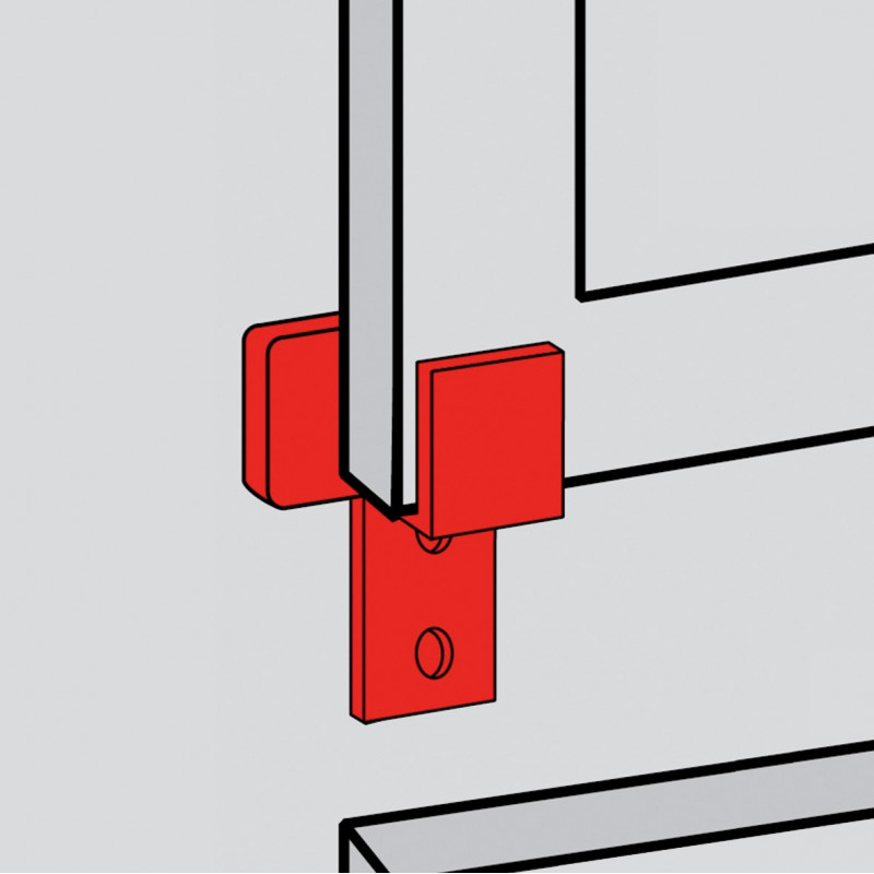 Panneton et agrafe picarde coudée